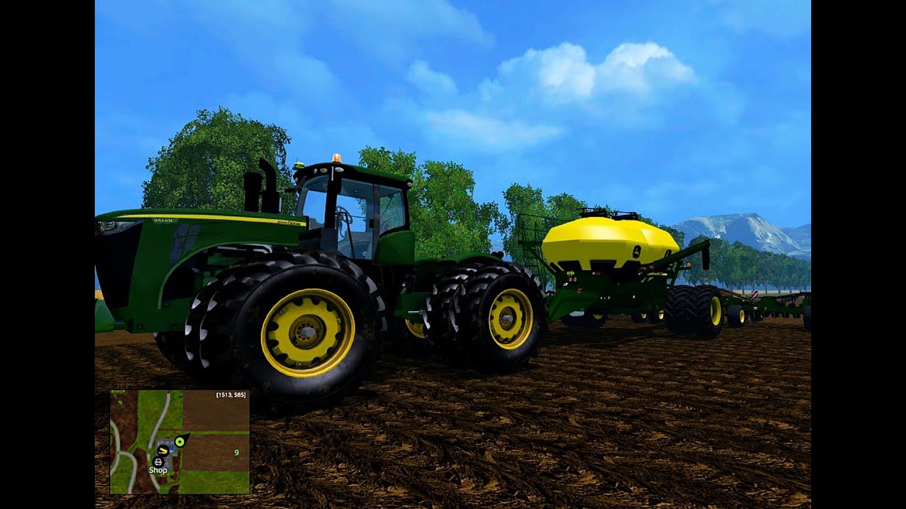 Tractor John Deere 9560 R Dual Wheels - YouTube