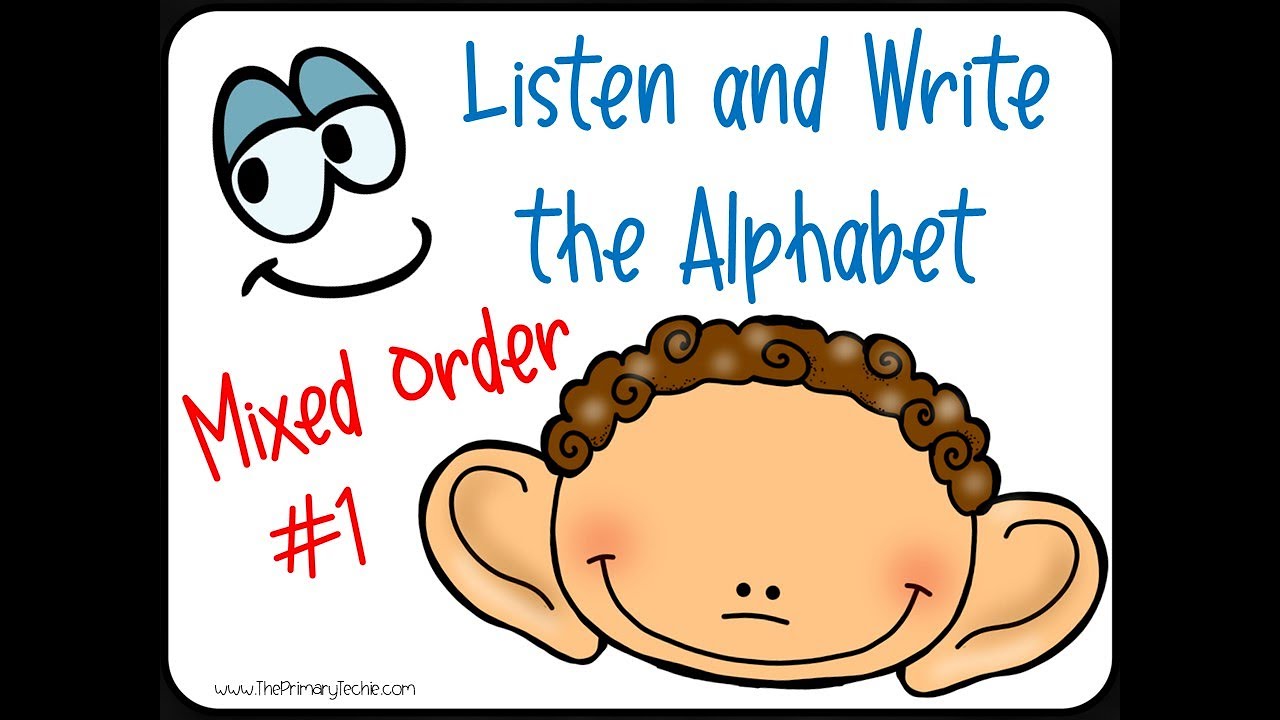 Alphabet - Listen and Write - YouTube