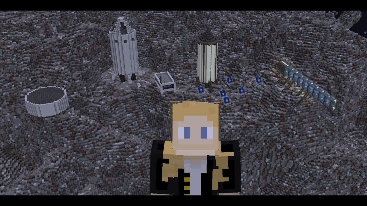Minecraft Rivermama Explores Asteroid Base - YouTube