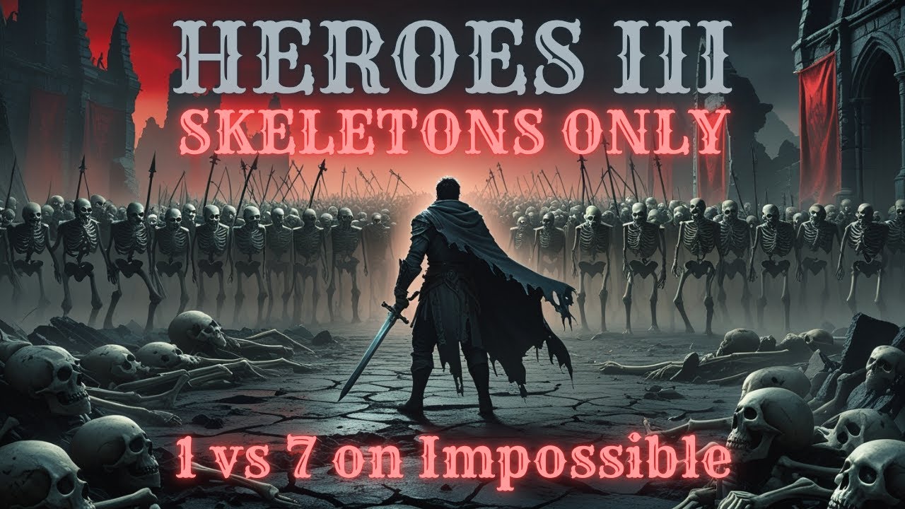Heroes of Might and Magic 3 Friday Challenge | SKELETONS ONLY - 1v7 on ...