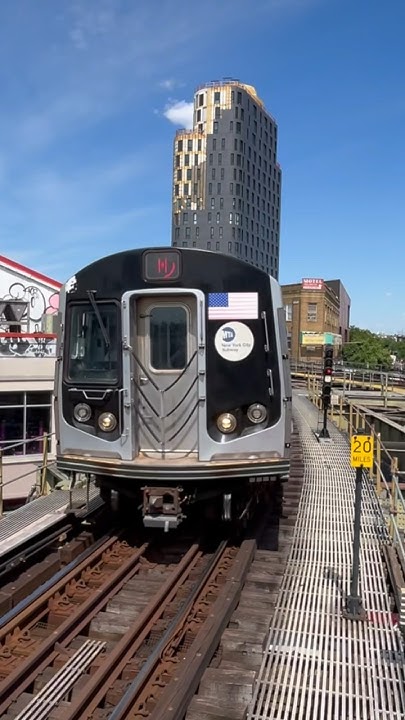 R160A-1 (M) train entering Myrtle Ave Wyckoff Ave - YouTube