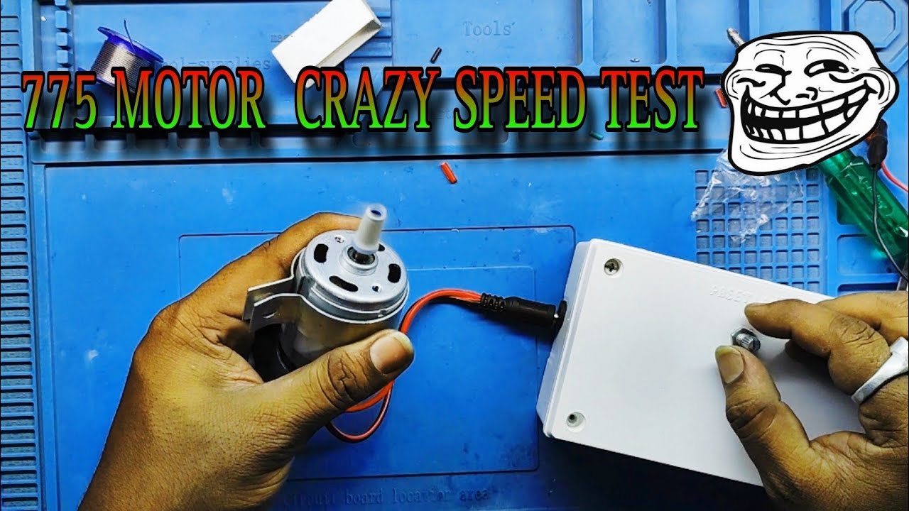 775 DC Motor Speed Control – Crazy Power & RPM Test 😱 - YouTube
