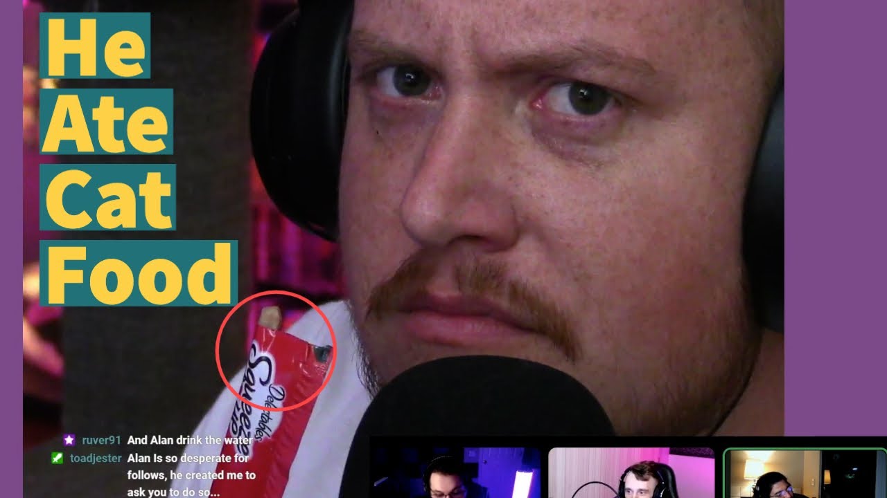 Grown Man Eats Cat Food for $10 // Thank you for 100 Followers! - YouTube