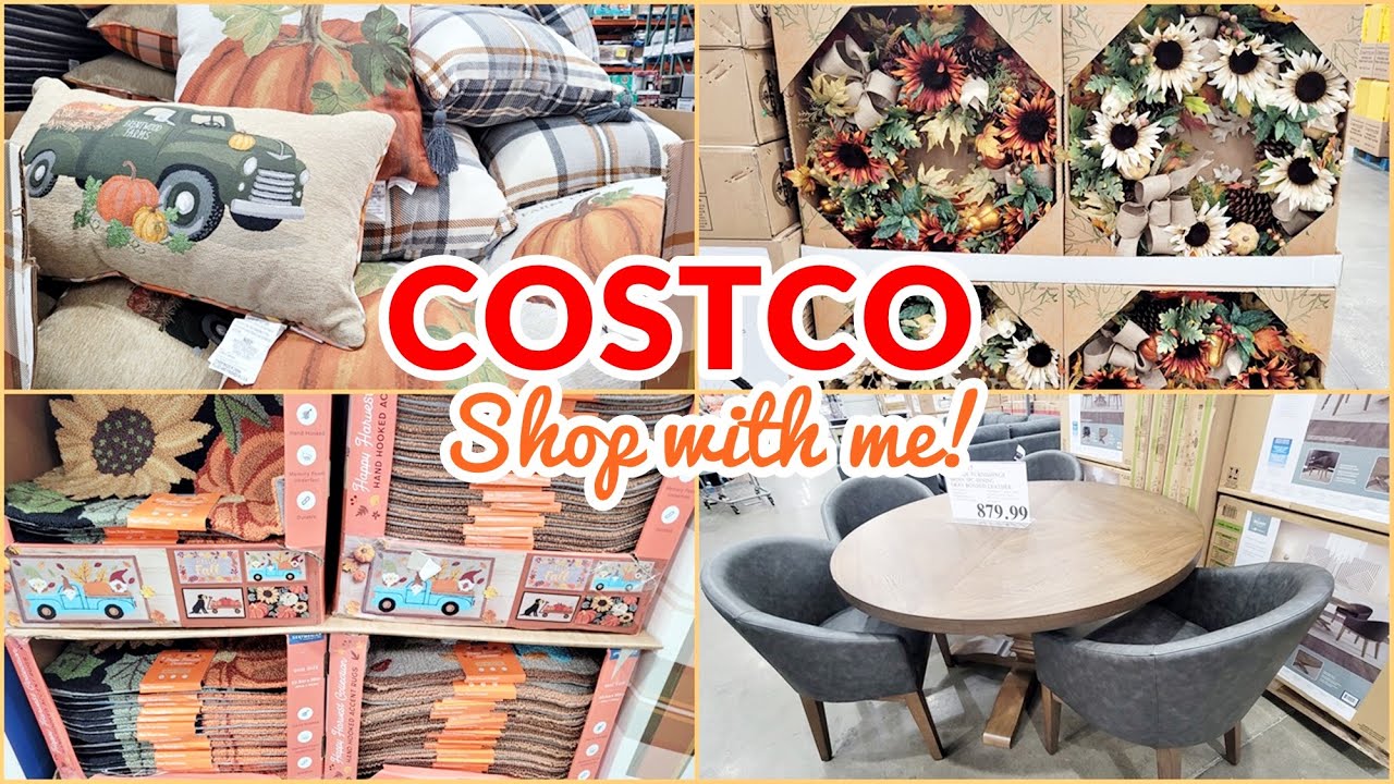 COSTCO FALL DECOR 2022 SHOP WITH ME! HOME DECOR FURNITURE NEW FINDS ...