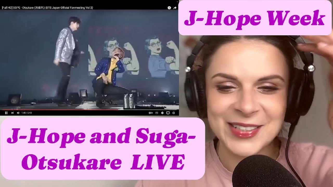 Reacting to J-Hope and Suga (BTS) - Otsukare LIVE - YouTube