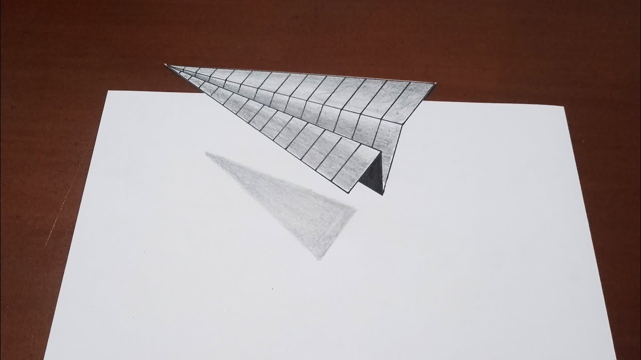 Easy make drawing plane paper for beginner - YouTube