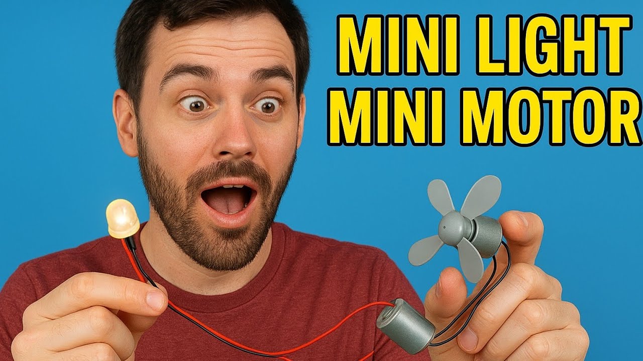 Mini Light And RC Motor#trending #experiment - YouTube