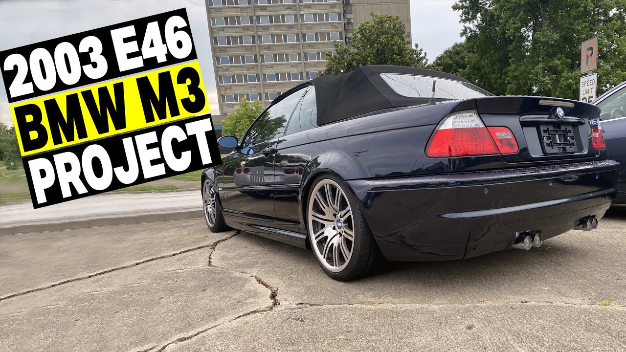 Bmw M3 E46 Convertible Black