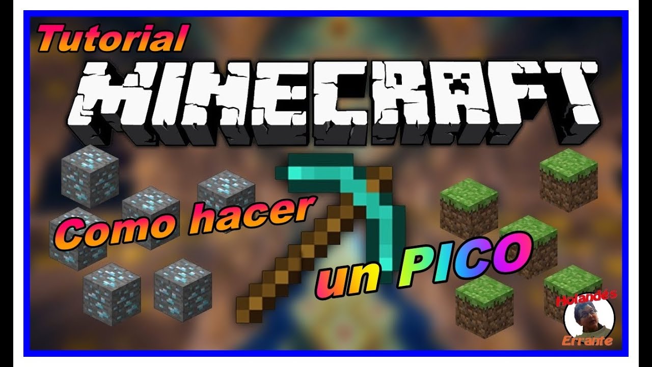 Como hacer un Pico en Minecraft 1.18 - Tutorial - YouTube