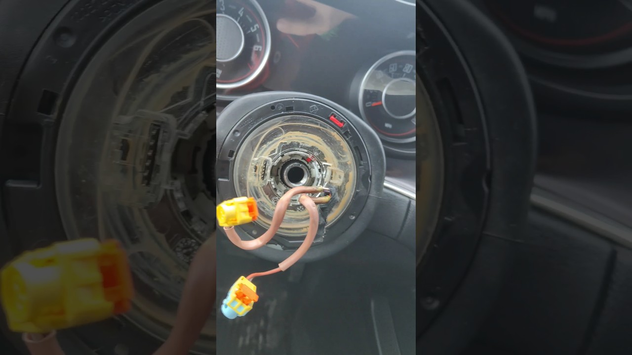 Dodge Challenger clock spring removal #clockspring #dodge - YouTube