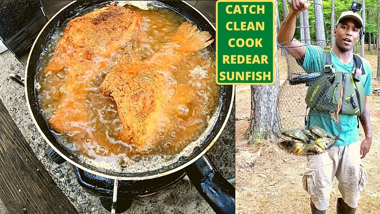 Camping COUNTRY STYLE!! HOW TO CATCH & CLEAN, PREP & COOK Shellcracker ...