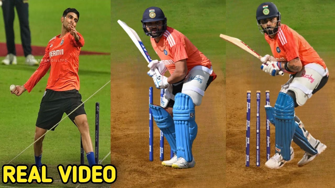 Virat Kohli KL Rahul Mohammed Siraj and all Indian player today nets ...