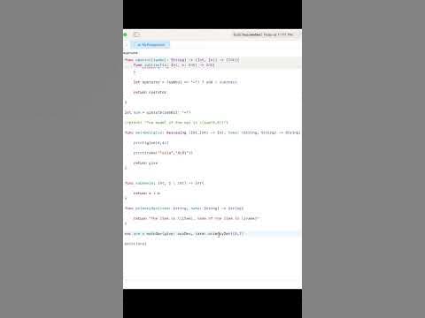 Functions in Swift, Type of functions in Swift @cjsworkaday #androidappdevelopment #swift #xcode ...