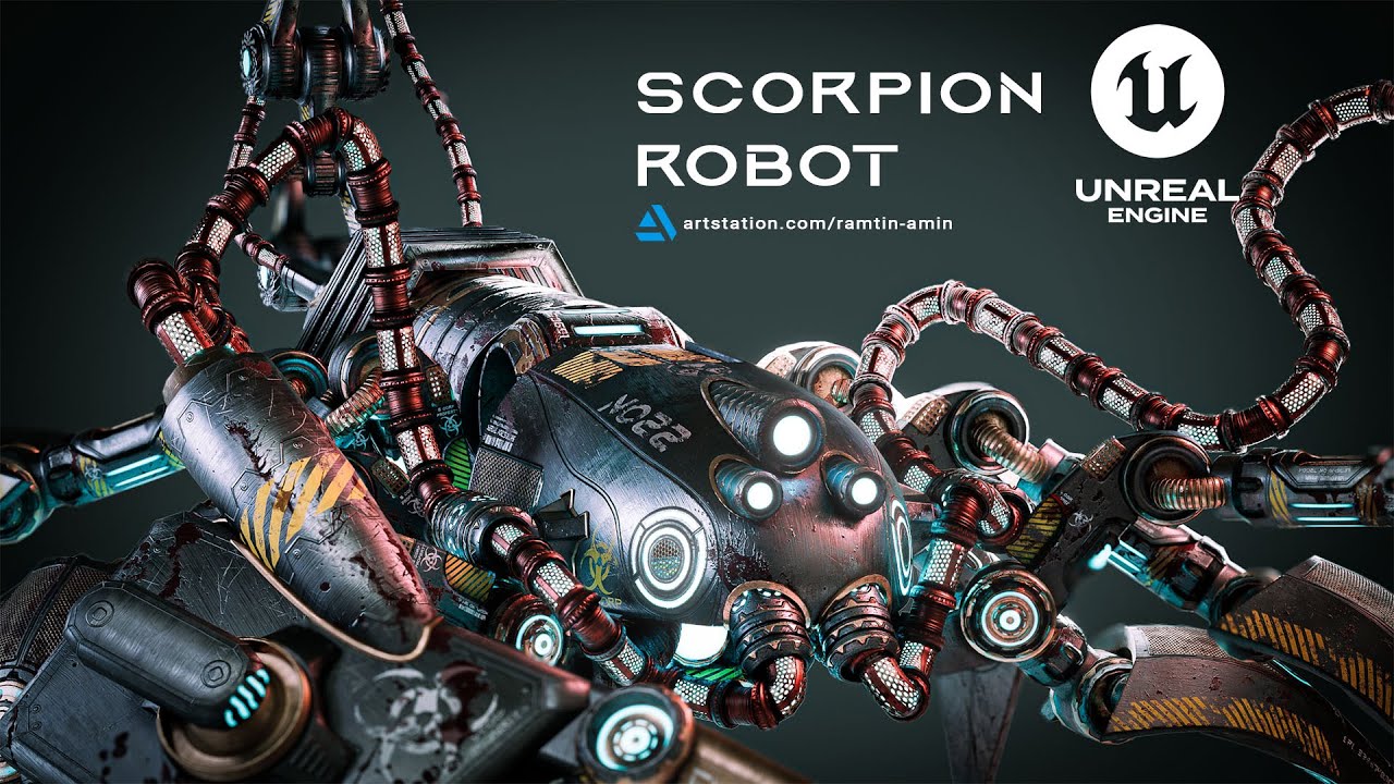 Sci-Fi Scorpion Robot - YouTube