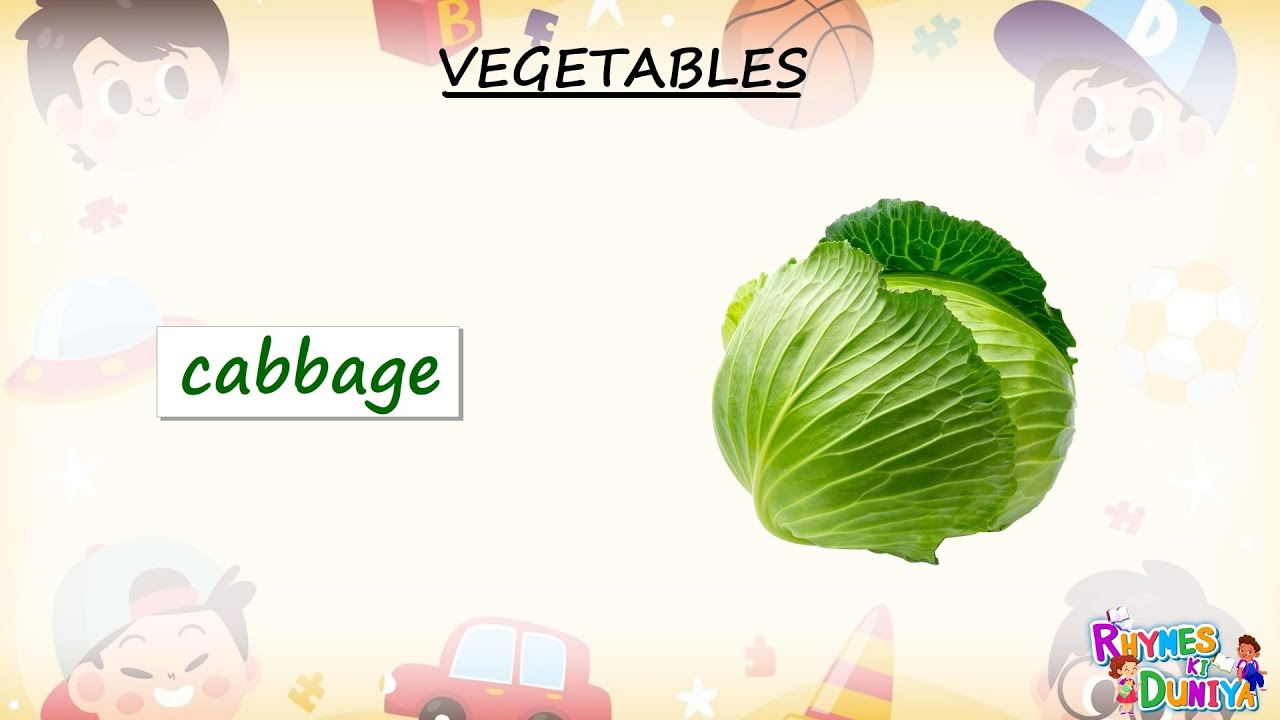 Vegetable Are Awesome! Learn Their Names with Fun! Jump Into vegetable ...