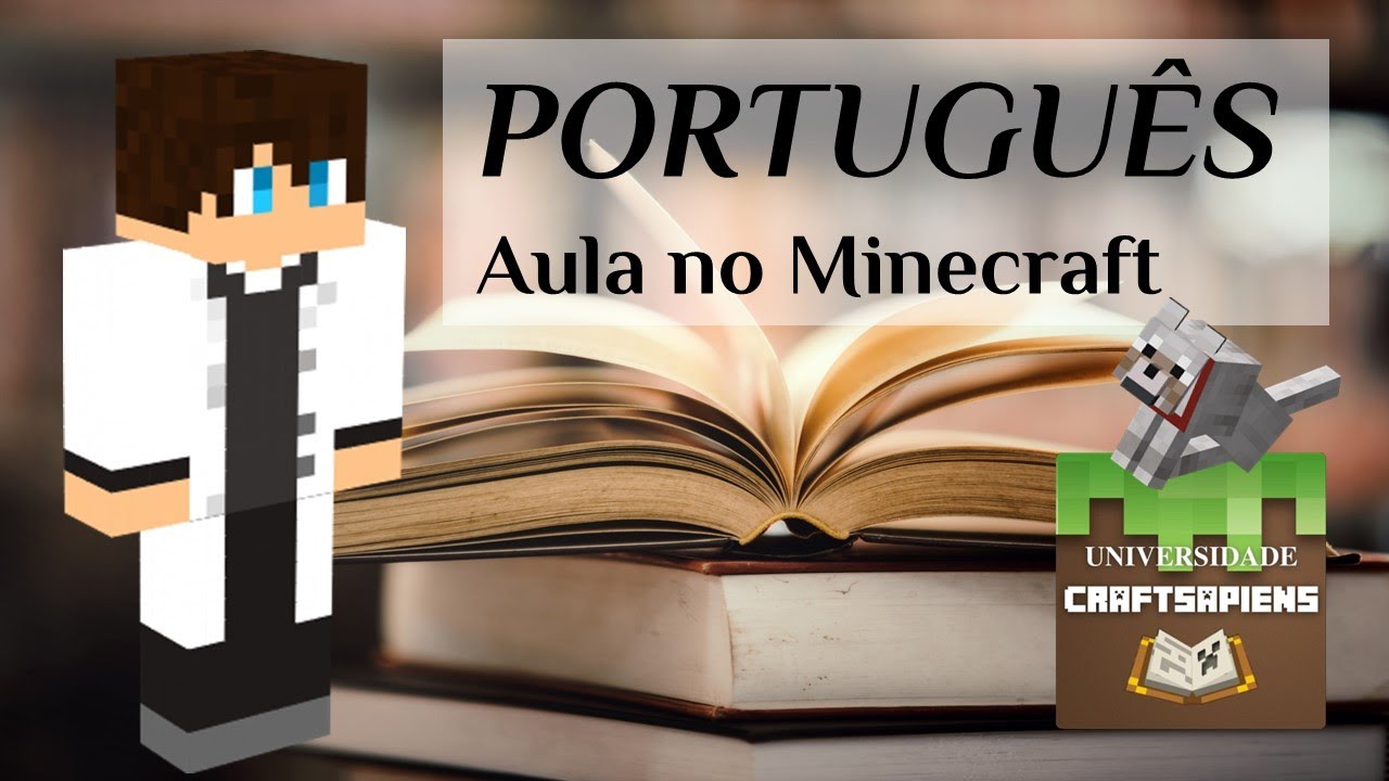 [LIVE] Aula de Portugues no Minecraft- Para todas as turmas - YouTube