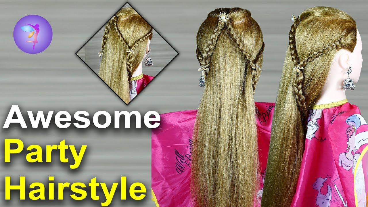 Awesome Hairstyles For Party/ Ceremony & Function Hairstyles/ Easy ...