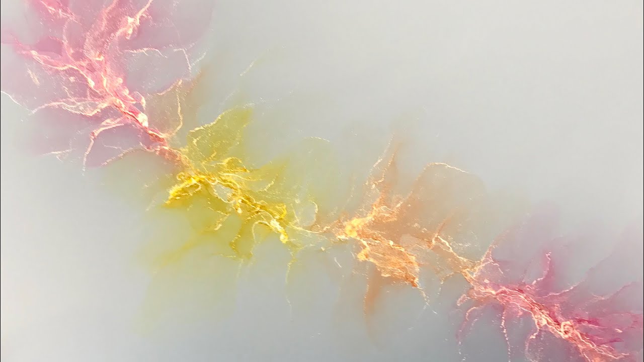 [62] Wispy Alcohol Ink Art Tutorial - YouTube