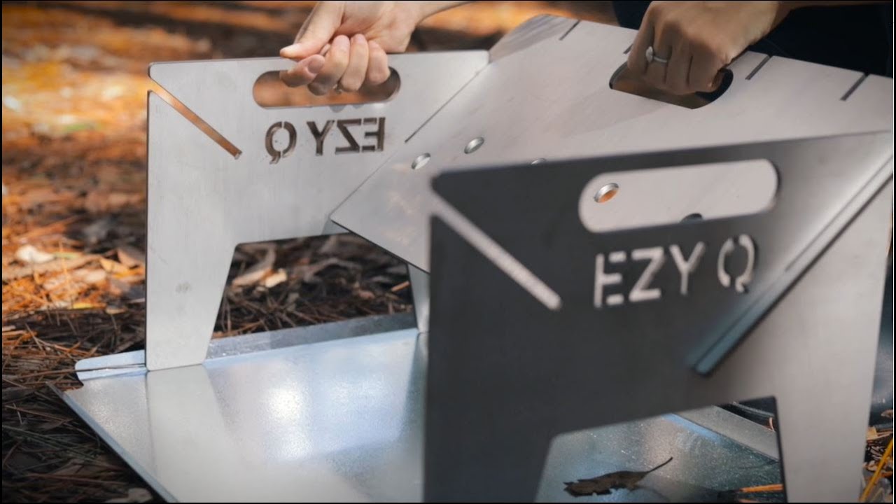 EZY Q - Australian Made, Flat Pack Fire Pits, BBQs & Spits - YouTube