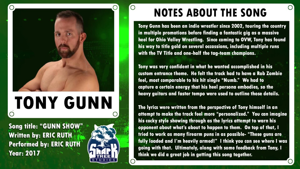 "Gunn Show" - TONY GUNN - YouTube