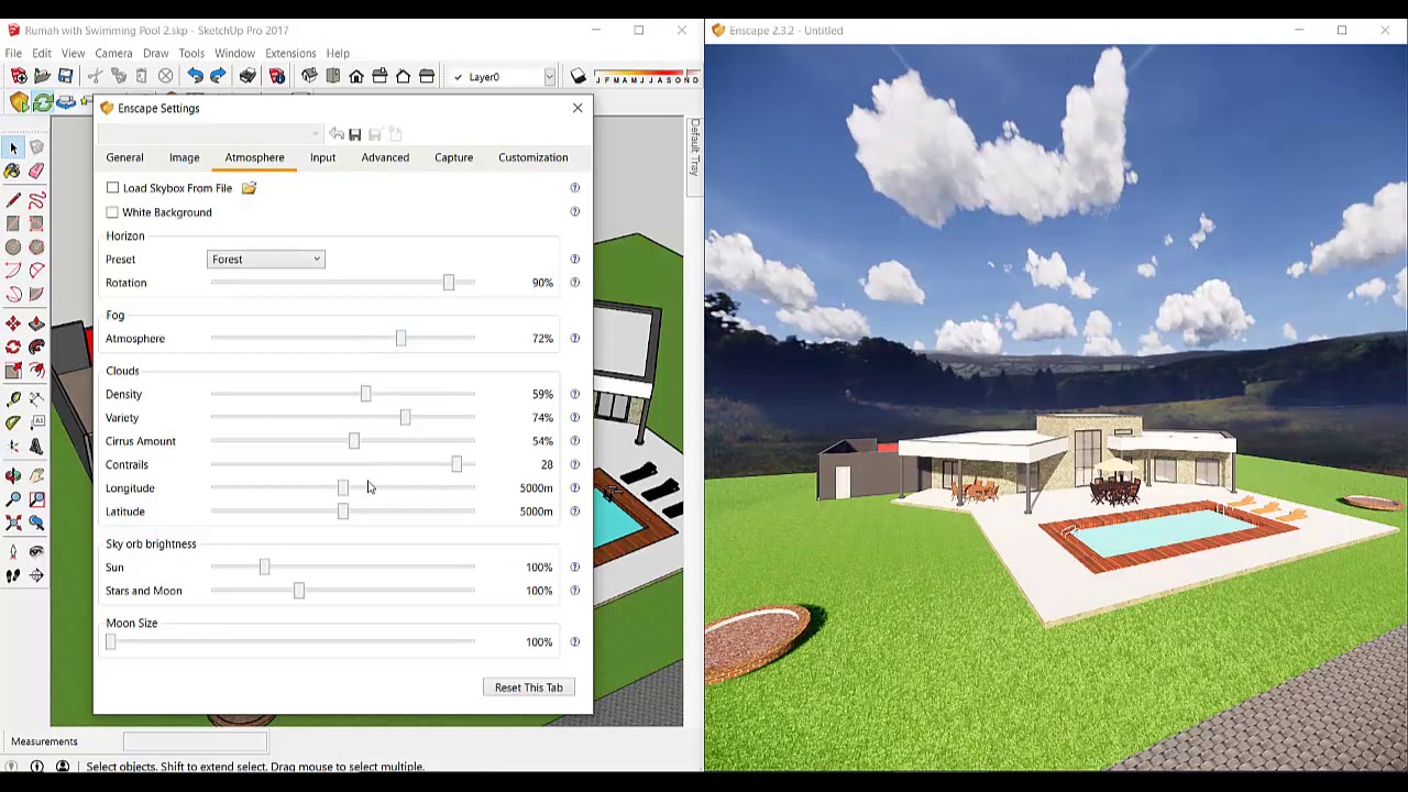 Enscape-03 Pengaturan Atmosphere - YouTube