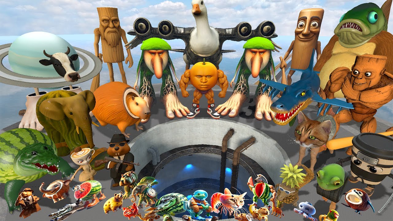 Water Pit All Italian Brainrot Animals Bombombini Gusini Bobritto ...