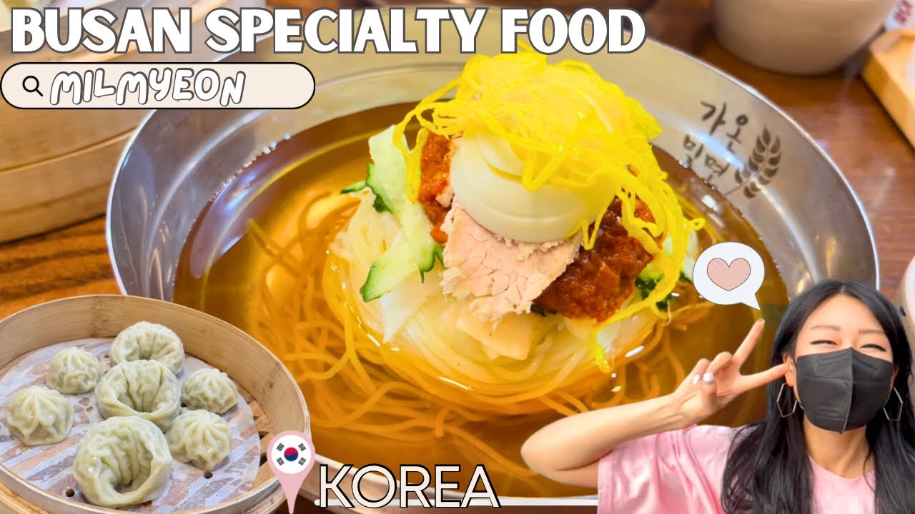 BUSAN, KOREA | Famous noodles at Haeundae Beach - YouTube