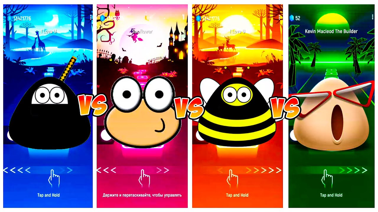 Pou song vs Pous revenge vs Poulina vs Poop pou - YouTube