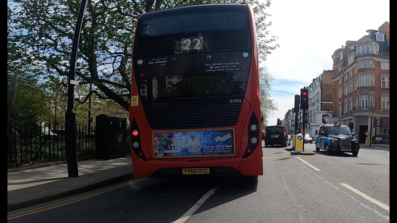 TFL bus a bit too red.... - YouTube