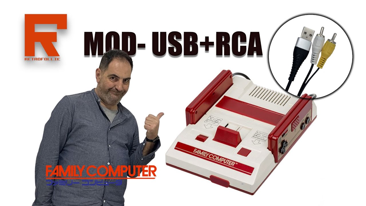 NES Family Computer Nintendo MODDING USB+RCA Powerful! - YouTube