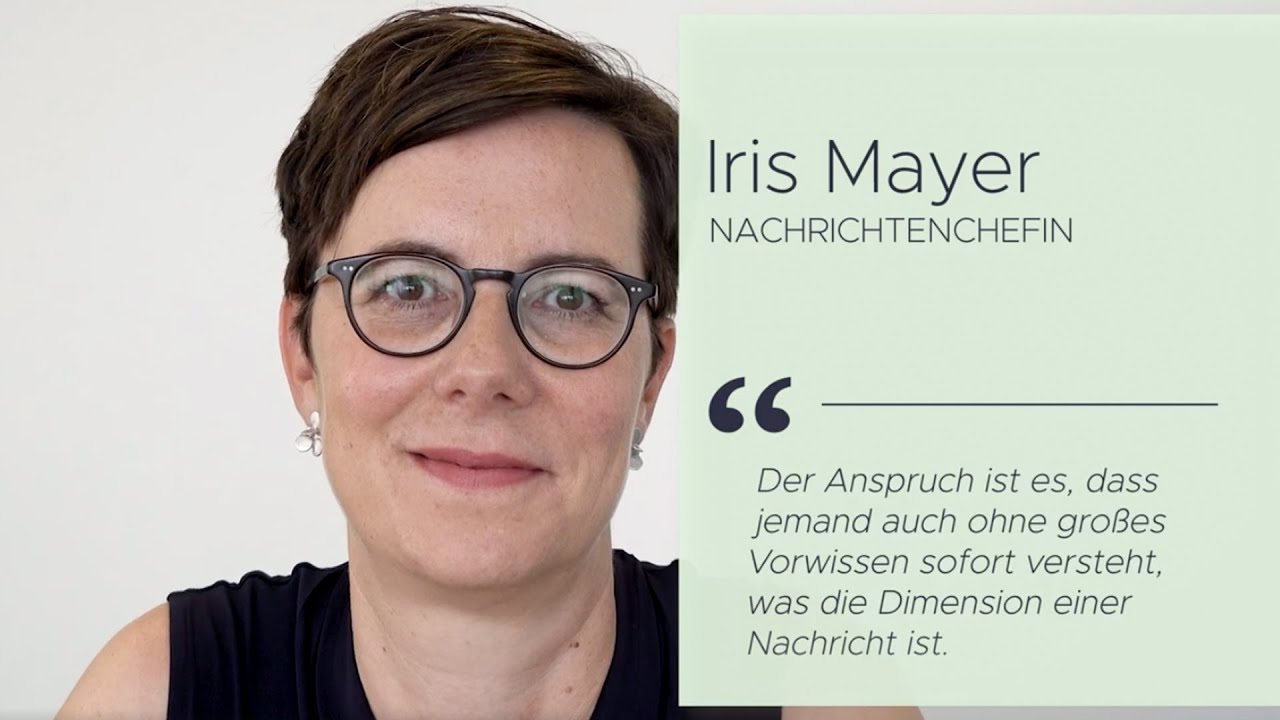 Nachrichtenchefin Iris Mayer | Journalismus in 2 Minuten - SZ einfach ...