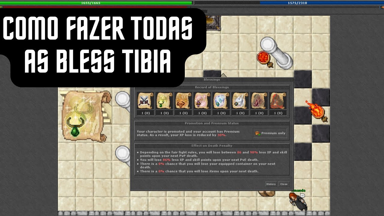 [TUTORIAL] - COMO FAZER TODAS AS BLESS NO TIBIA - YouTube