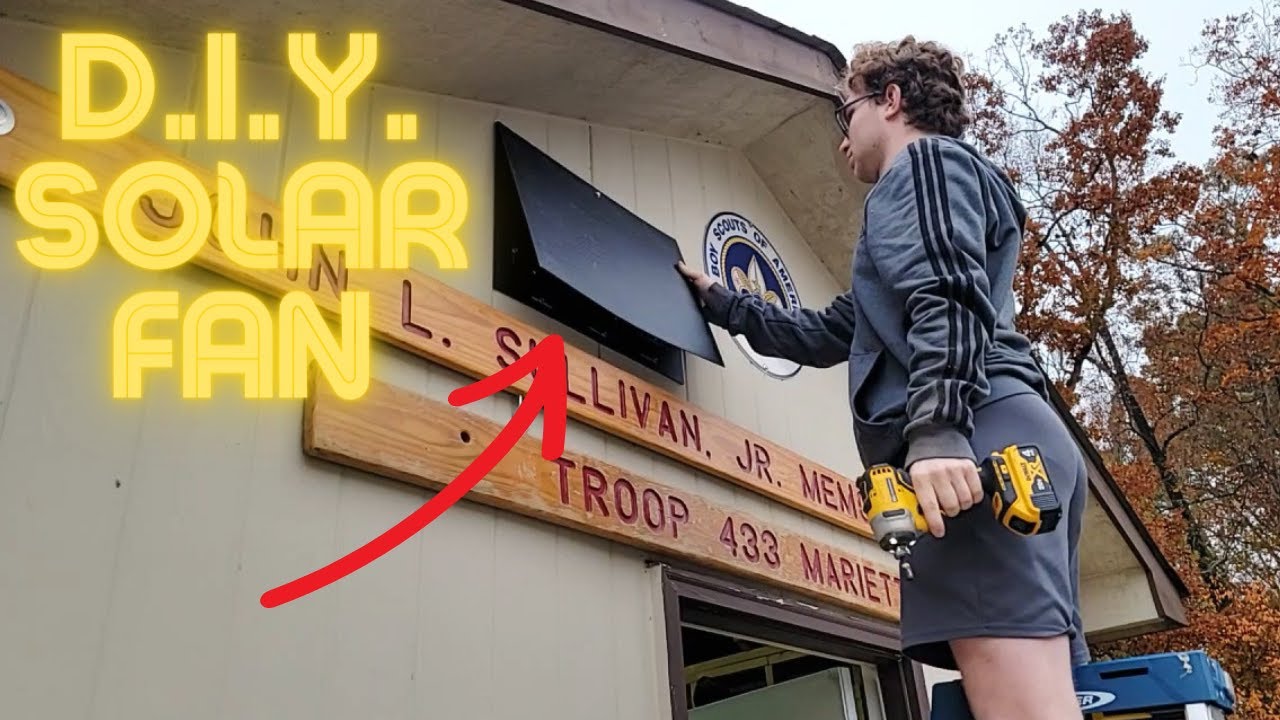DIY Solar Fan for Garages and Sheds || Mobeno - YouTube