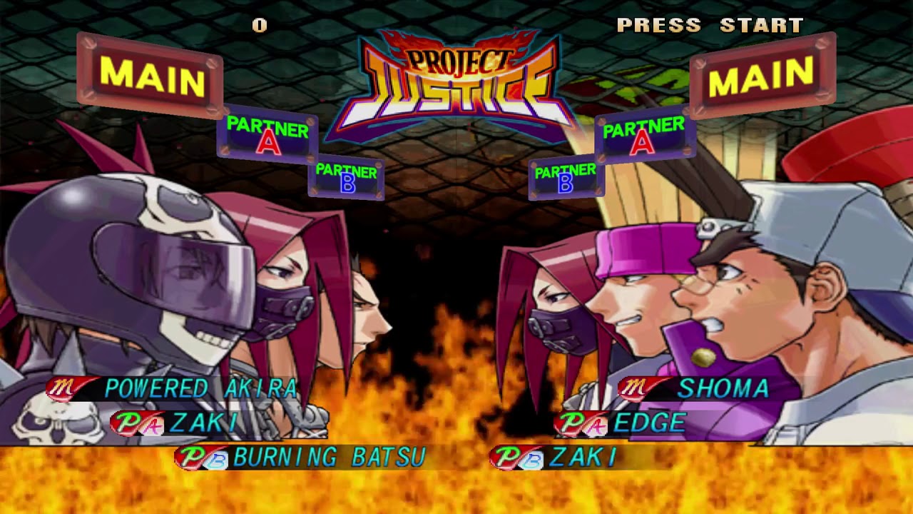 Project Justice Rival Schools 2 Opening and All Characters Dreamcast ...