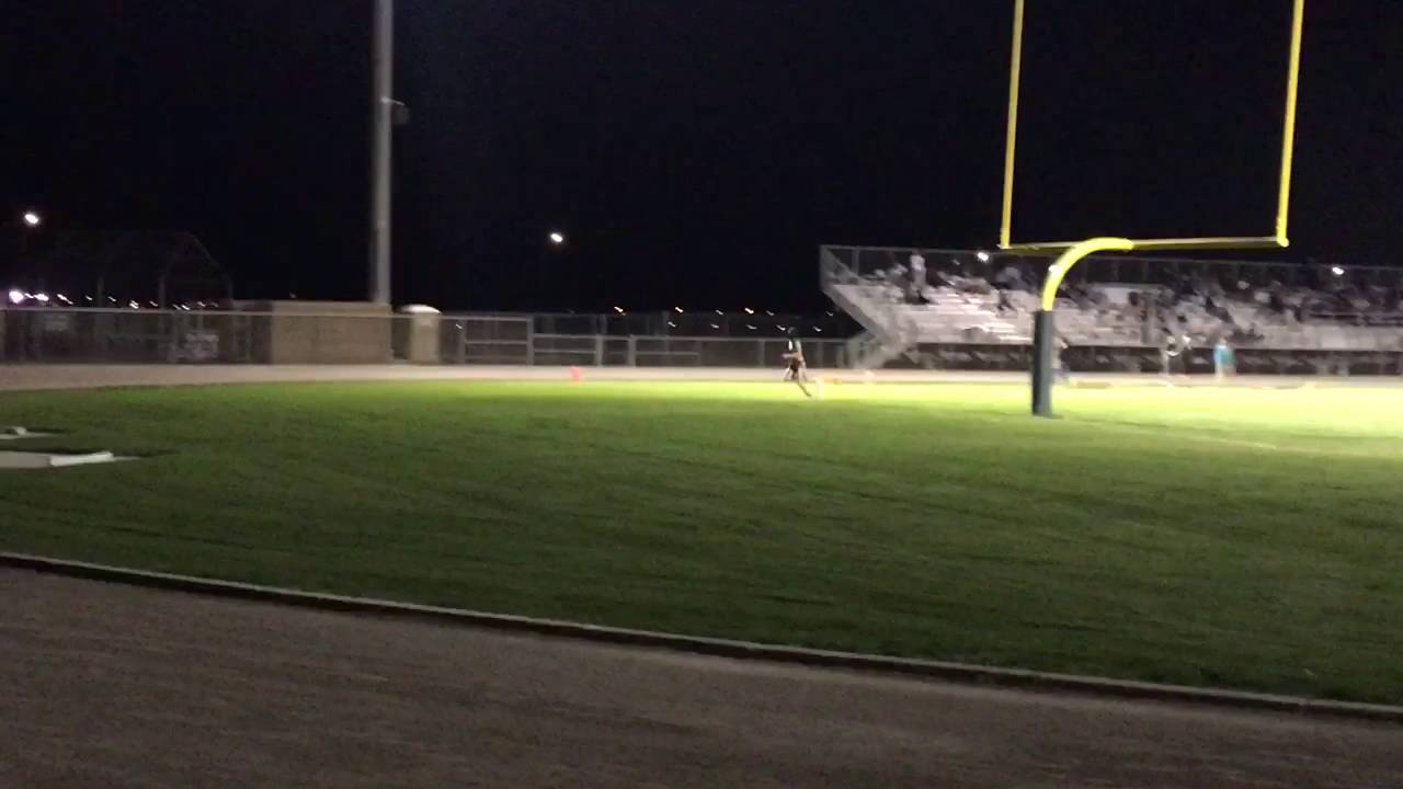 Streaker in g-string runs across football field! - YouTube