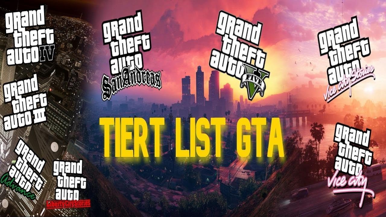 Hago la Tiert List de GTA! / Grand Theft Auto Saga - YouTube