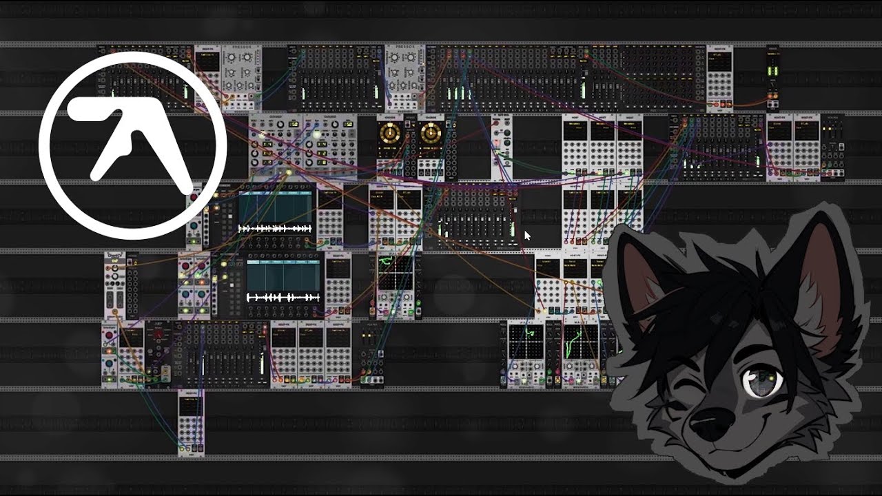 Modular patch generating Aphex Twin style breakbeats (VCV Rack) - YouTube