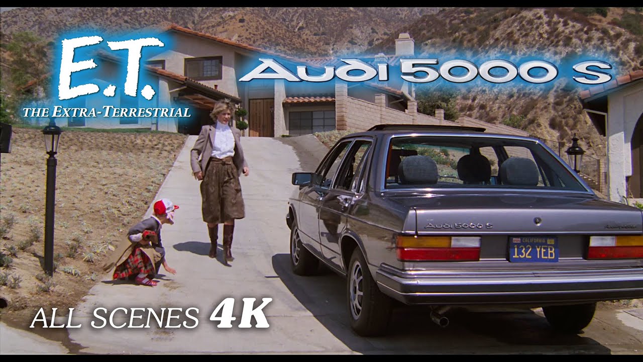 E.T. the Extra-Terrestrial - Audi 5000S - All Scenes (4K) - YouTube