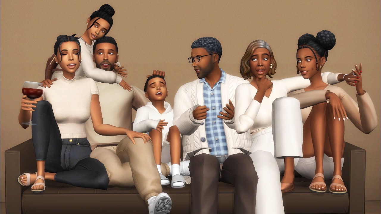 The Davidsons 🤎 | The Sims 4 Create A Sim (Download + CC) - YouTube