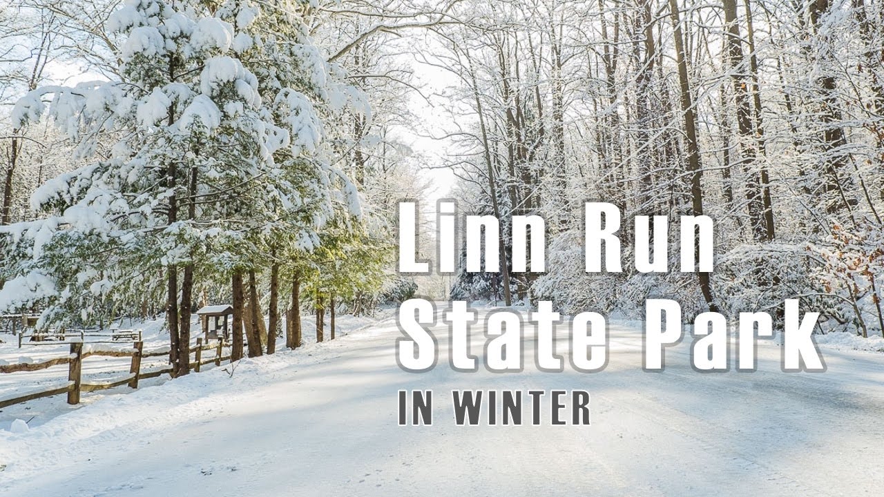Linn Run State Park In Winter - YouTube