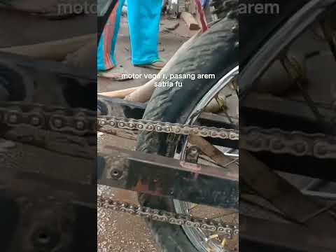 motor ojek vega r, pasang arem satria fu👍
