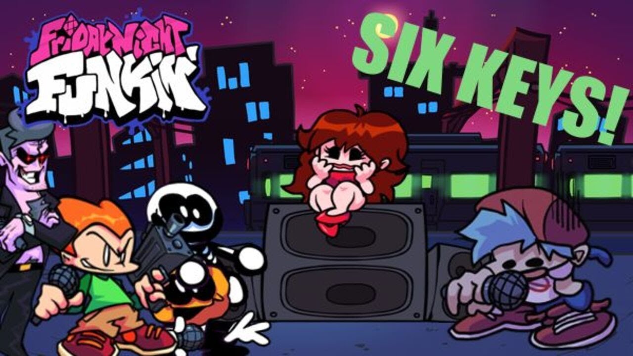 Can I Beat FNF Adventures 6-Key Mode? - YouTube
