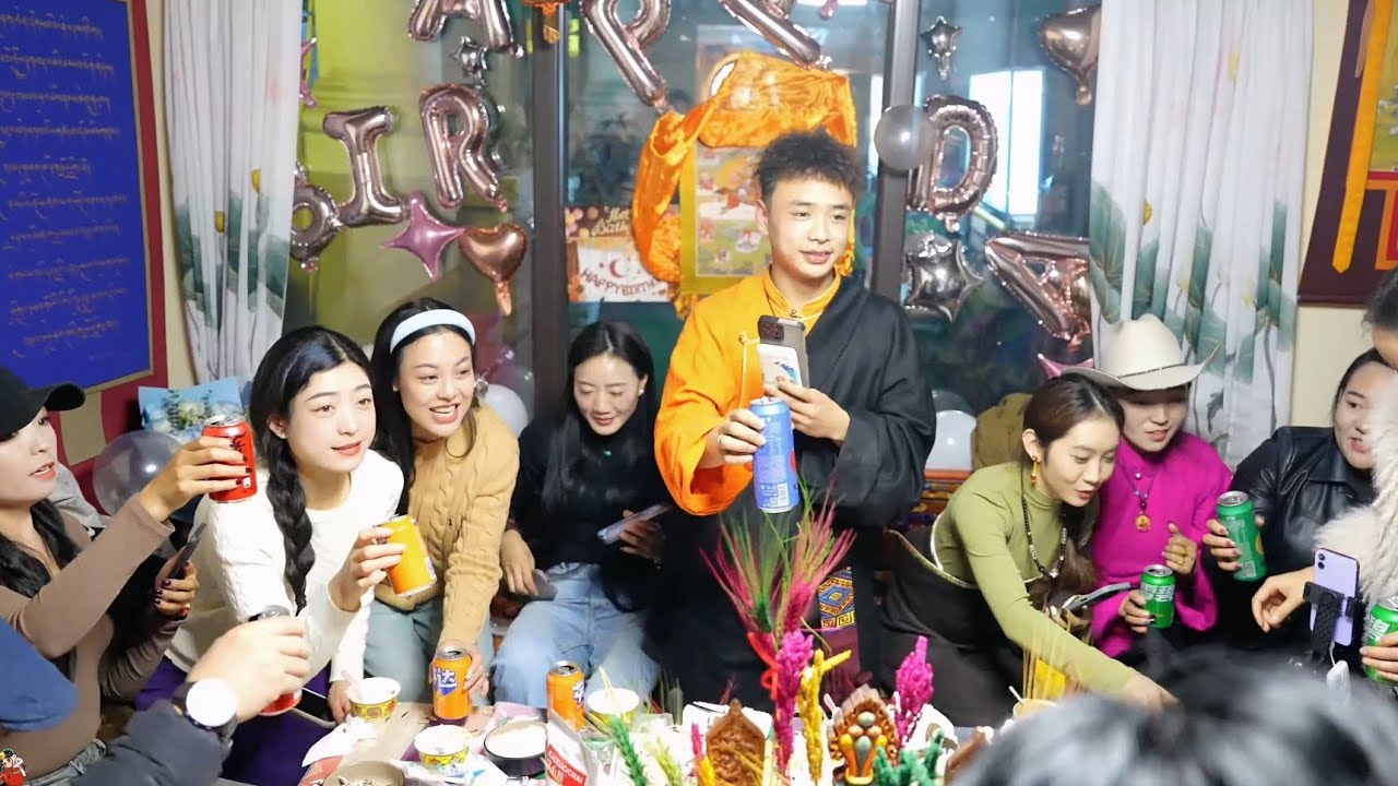 How beautifully Tenzin celebrate Birthday Party with his friends in ...
