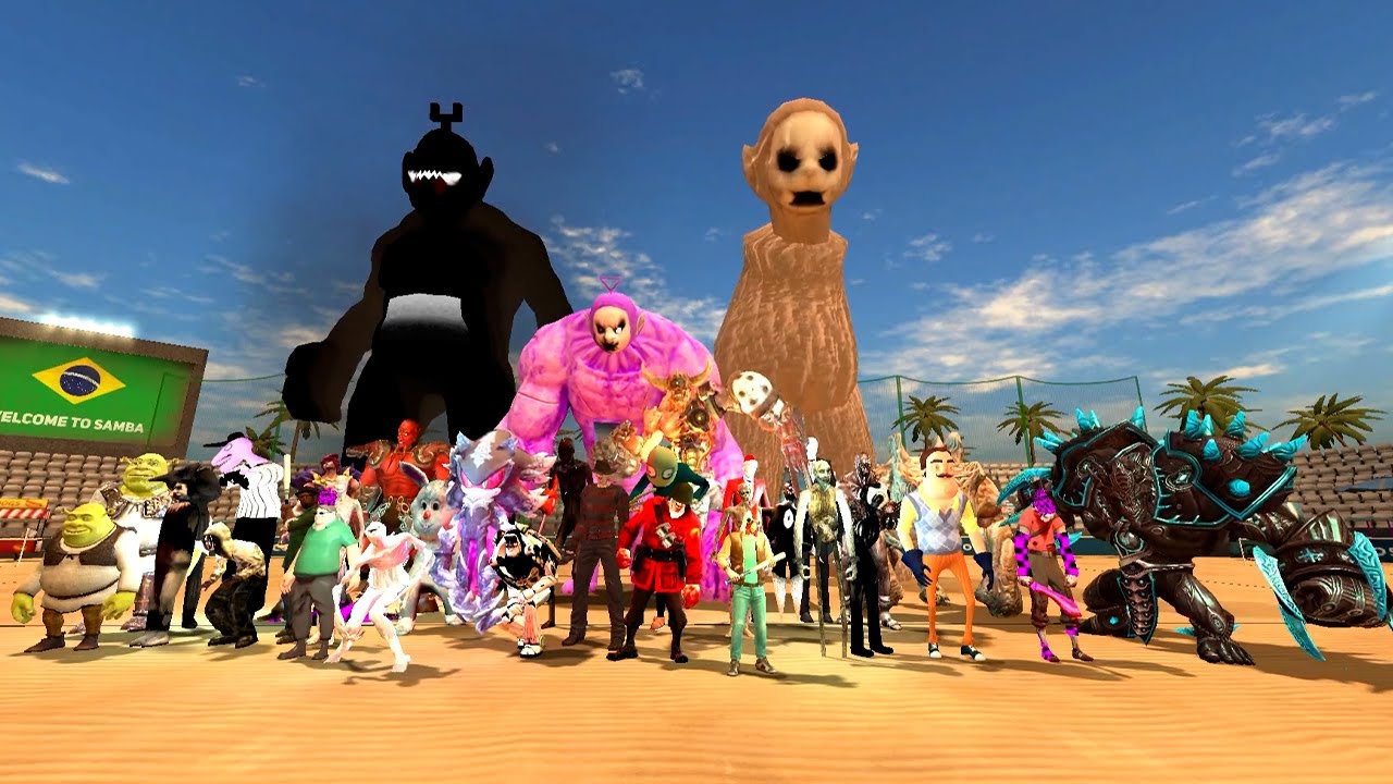 Teletubbies God -Tinky Tank Faster -Newborn Glant VS ALL Slender ...