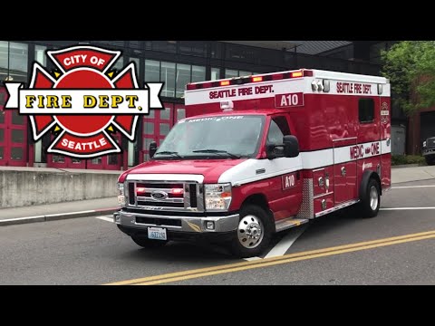 Seattle Fire Aid 10 Responding - YouTube