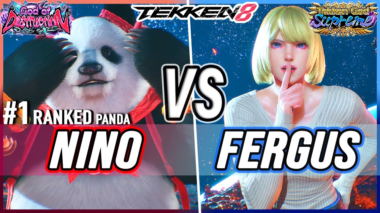 T8 🔥 Nino (#1 Ranked Panda) vs Fergus (Lili) 🔥 Tekken 8 High Level ...