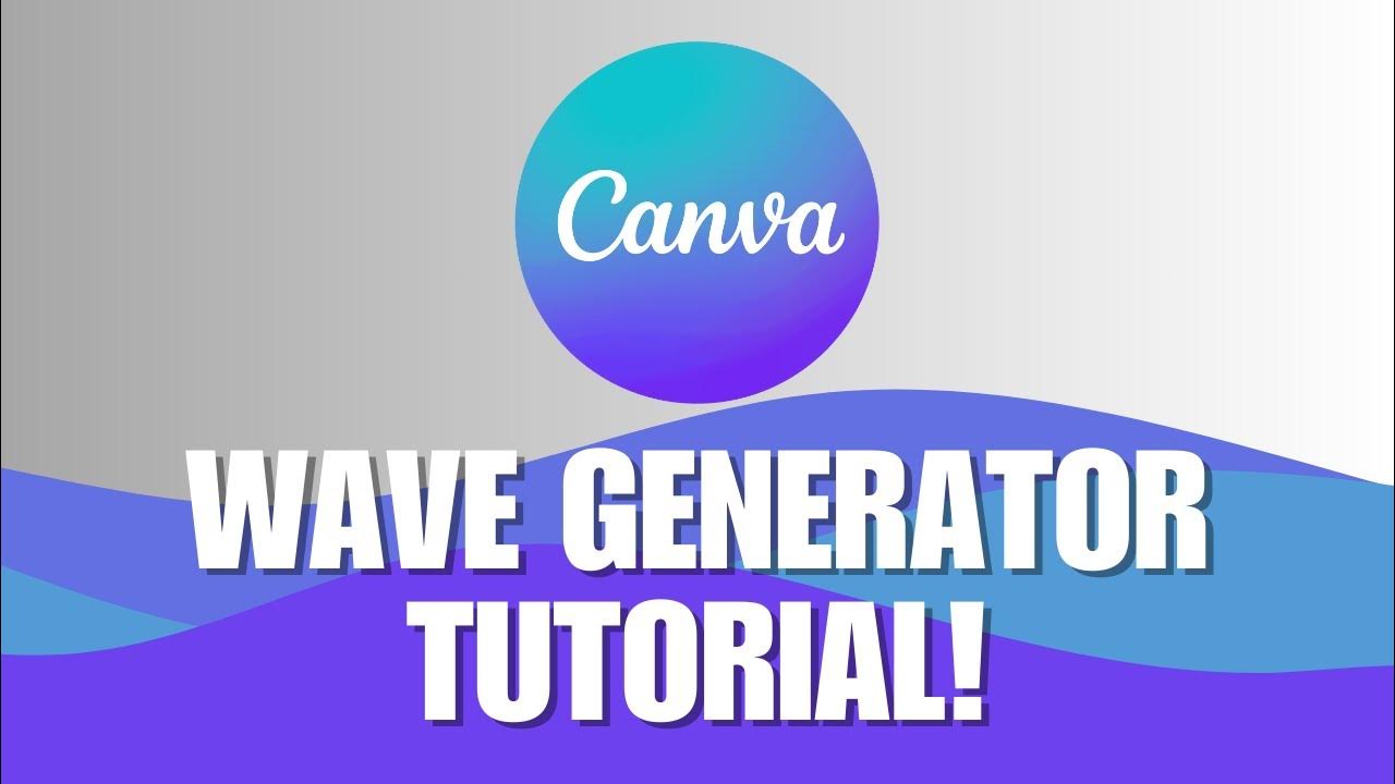 Wave Generator Tutorial! How You Can Simply Generate Random Waves For Your Design On Canva ...