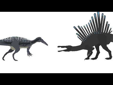 Neurotenic Spinosaurus V.s Neurotenic Suchomimus - YouTube