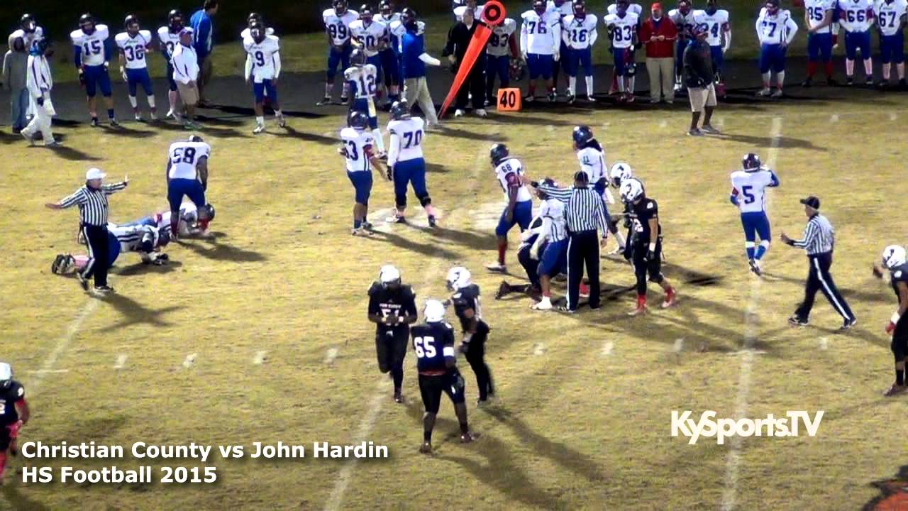 Christian County vs John Hardin - HS Football 2015 - YouTube