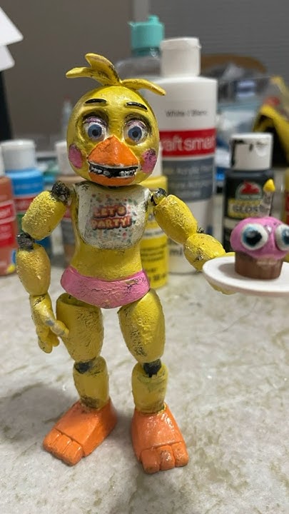 Making A Custom Fnaf Toy Chica Action Figure Fnaf Fivenightsatfreddys Youtube